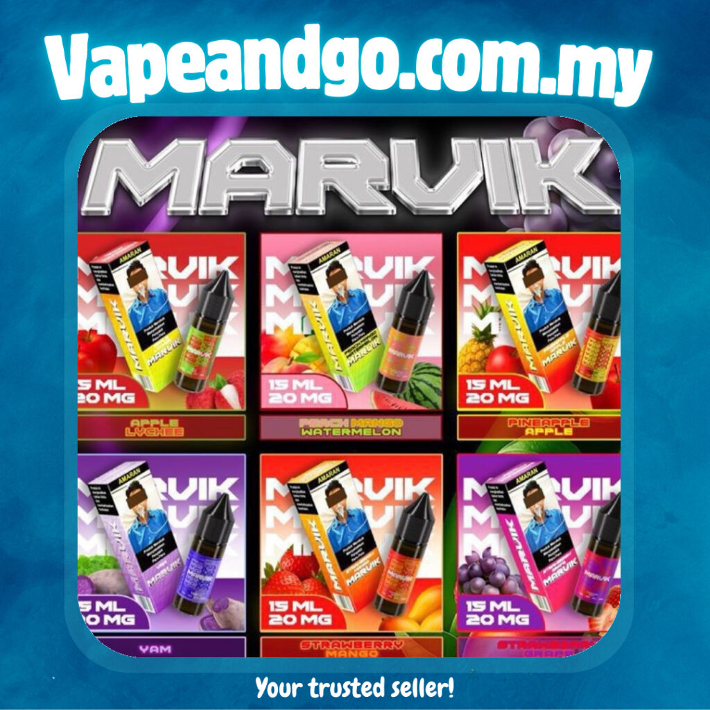 Marvik E-Liquid 15ml Genuine Stock Buy Now - Vape 'N GO
