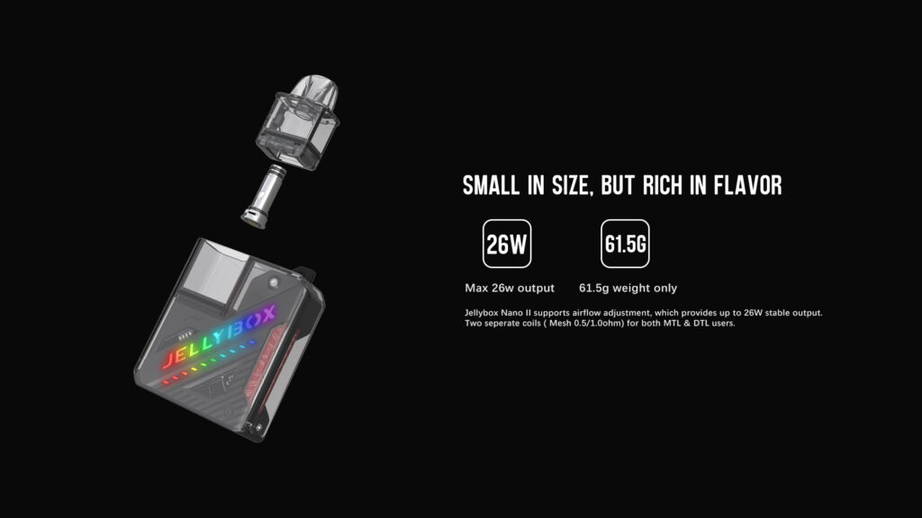 Rincoe Jellybox Nano 2 26W Built-in 900mAh Battery Pod Kit - Vape 'N GO