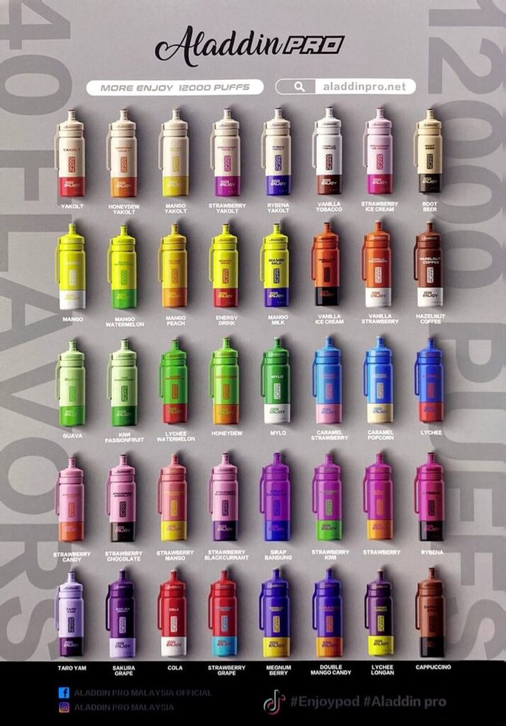 Aladdin Enjoy Disposable Cartridge 12000 Puff - Vape And Go