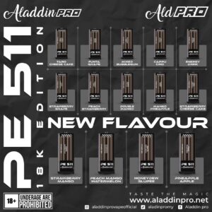 ALADDIN PRO PE511 18000 PUFFS Starter Kit Genuine Stock Buy Now - Vape ...