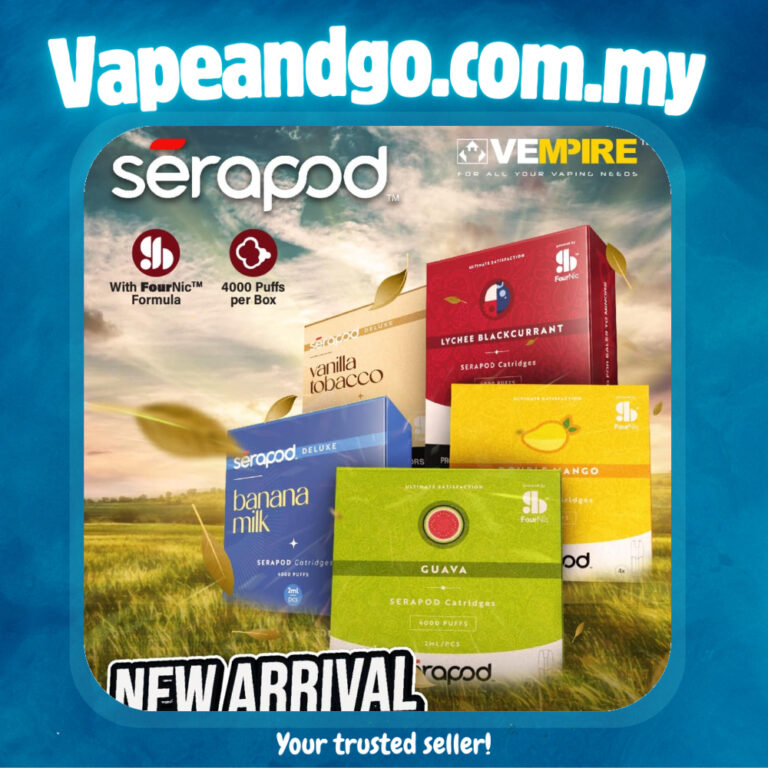 Serapod Cellera 4-in-1 Prefilled Cartridge Pack Genuine Stock Buy Now ...