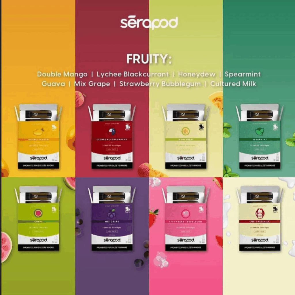 Serapod Cellera 4-in-1 Prefilled Cartridge Pack Genuine Stock Buy Now ...